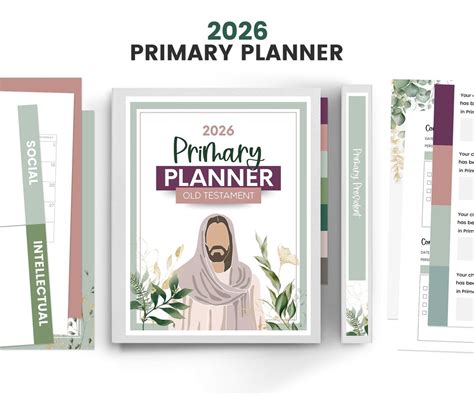 2026 Lds Primary Planner Editable Binder For Primary Presidency Pdf