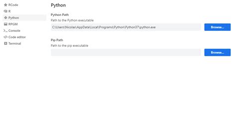 Settings Rcode 440 Documentation