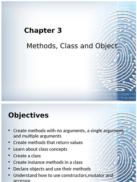 Chapter 3 Methods Objectazizah Pdf Method Computer Programming