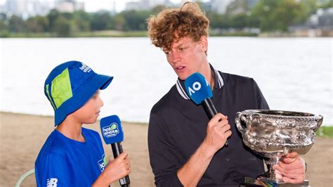 Sinner Intervistato Da Un Bambino Dopo Gli Australian Open Bravo