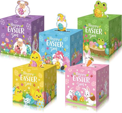 40 Pcs Easter Treat Boxes Happy Easter T Boxes Bunny