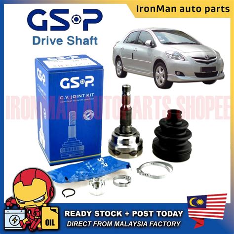 Original Gsp Toyota Vios Ncp93 Gsp Cv Joint Drive Shaft Shopee Malaysia