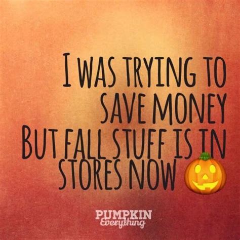 Funny Fall Sign I Was Trying To Save Money But Fall Stuff Isnt In Stores Now