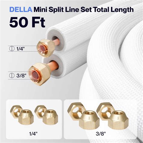 Della Mini Split Line Set