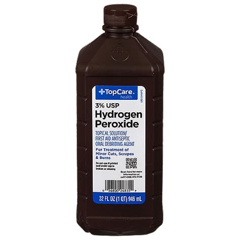 Topcare Hydrogen Peroxide Solution 32 Fl Oz Shoprite