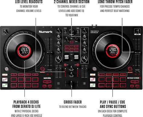 Numark Dj Controller Bundle Dj Set With 4 Decks Dj India Ubuy
