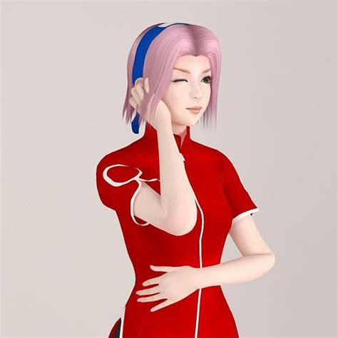 Sakura Haruno Pose 01 3d Model Cgtrader Sakura Haruno Pose 01 3d Model Cgtrader
