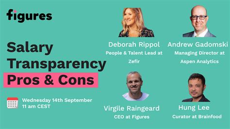 Pros And Cons Of Salary Transparency Tackling Concerns Figures