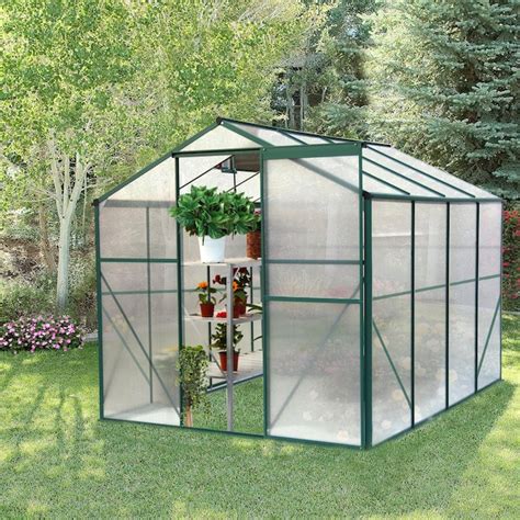Bayfeve 6ft X 8ft Aluminum Greenhouse At
