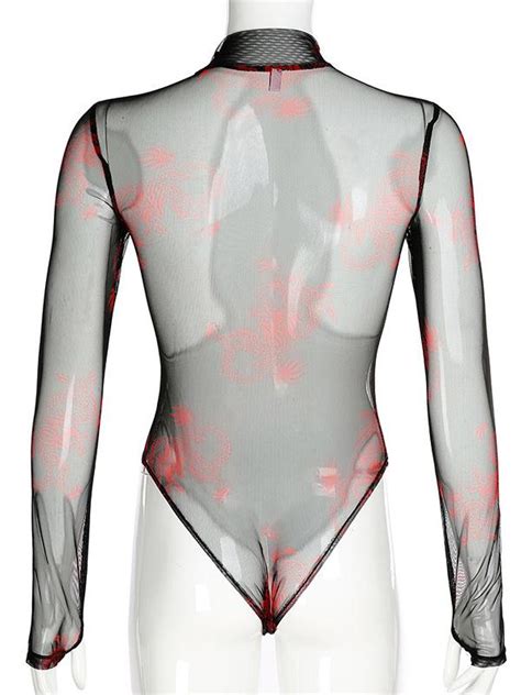 Mesh See Through Bodysuits Rrdeye