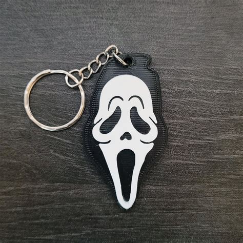 Ghostface Keychain Dead By Daylight Horror Etsy