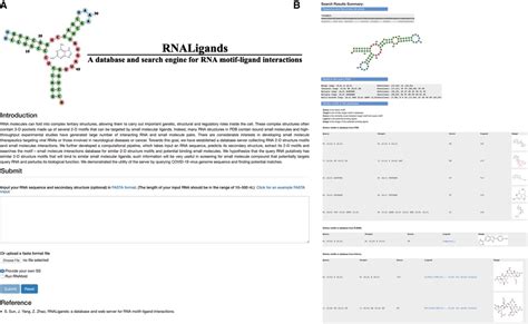RNALigands A Database And Web Server For RNAligand Interactions