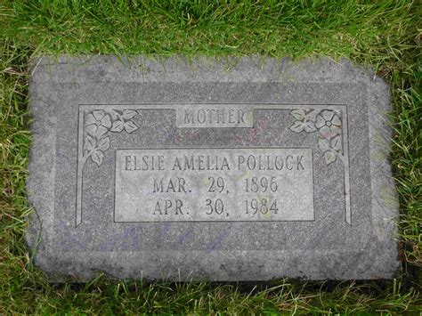 Elsie Amelia Cope Pollock 1896 1984 Find A Grave Memorial