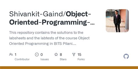 GitHub Shivankit Gaind Object Oriented Programming Lab Solutions This Repository Contains The