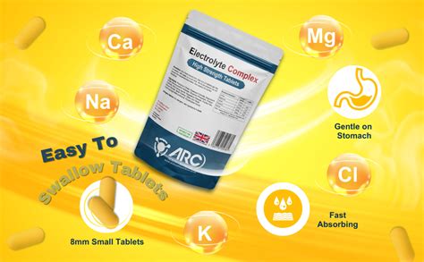 Electrolyte Complex 60 Tablets With Sodium Magnesium Chloride Calcium And Potassium Hydration