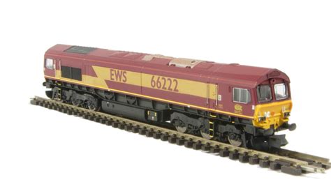 Dapol Nd109 Class 66 Diesel 66222 In Ews Livery Hattons