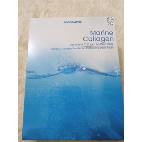 Jual Marine Collagen Sheet Mask Harga Tertera Per Pcsatuan Bukan Box