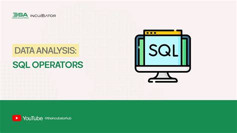 Digital Skillup Africa Data Analysis Sql Operators Youtube