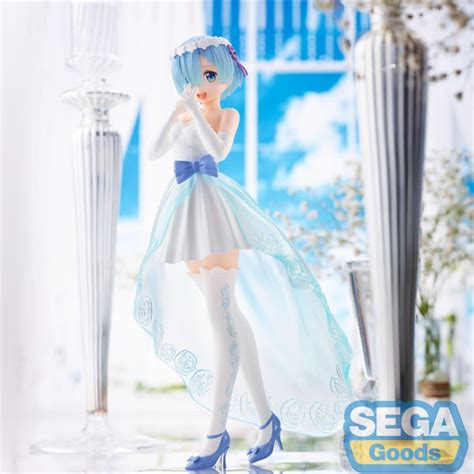 Sega Rezero Rem Wedding Version Figure Wedding Dress Shopee Malaysia