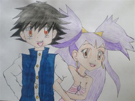 Ash And Iris By Jadenyuki101 On Deviantart