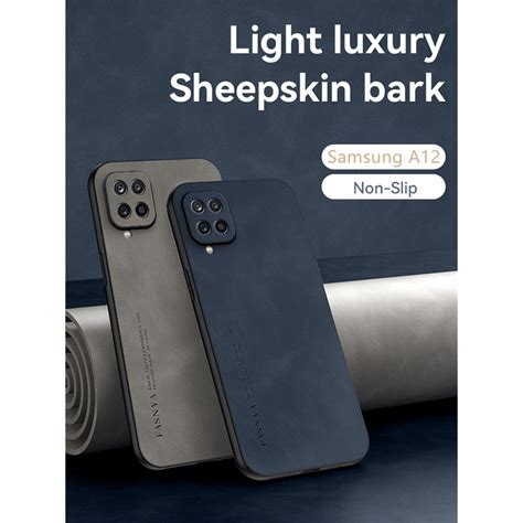 Casing Samsung A12 Case Solid Color Luxury Cover Soft Tpu Phone Case Samsung Galaxy A12 Shopee