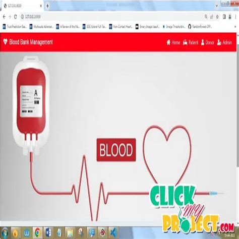 Blood Bank Management Clickmyproject