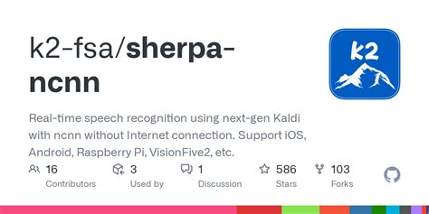 sherpa ncnn readme md at master · k2 fsa sherpa ncnn · github
