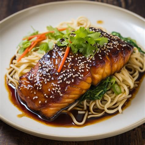 Miso Glazed Black Cod With Udon