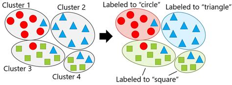 Labeling The Left And Right Parts Are The Results Of Clustering And Download Scientific