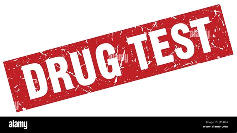 Drug Test Rubber Stamp Cut Out Stock Images And Pictures Alamy
