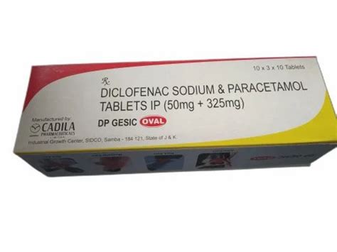 375mg Diclofenac Sodium Paracetamol Tablets Ip At ₹ 200box Moradabad