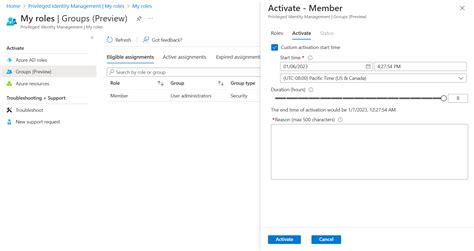 Privileged Identity Management에서 그룹 멤버 자격 또는 소유권 활성화 Microsoft Entra Id Governance Microsoft