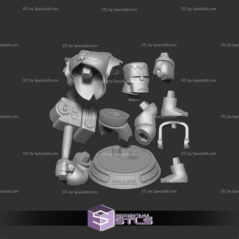 Frank Brawl Stars 3d Model Specialstl