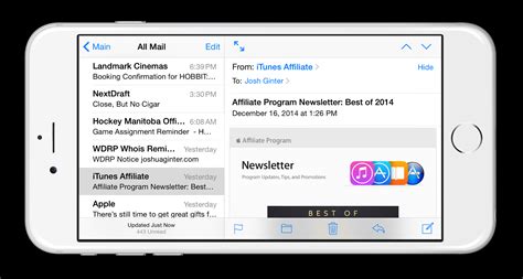 I Miss The Multi Pane Landscape Mode Of Ios Mail App Rios