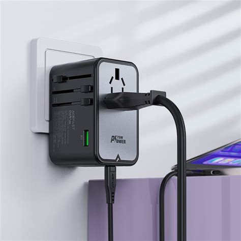 Charging Adapter Z1 2300w Pd75w Gan 3xusb C 2xusb A I Acefast