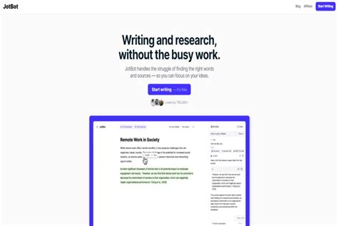 Jotbot Ai Writing Assistant Free Ai Content Generator