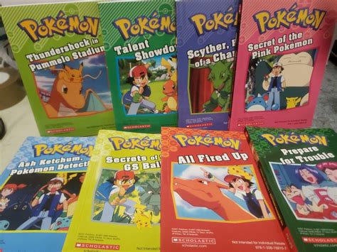 Scholastic Pokémon Classic Adventure Collection 8 Books 16 Stories No