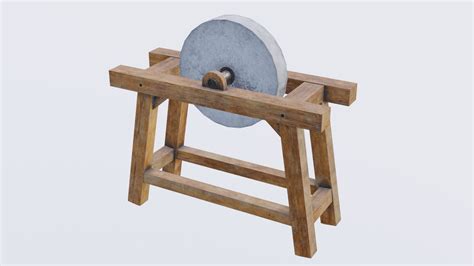 Grindstone 3d Model 3 Blend Dae Fbx Obj Unitypackage Free3d