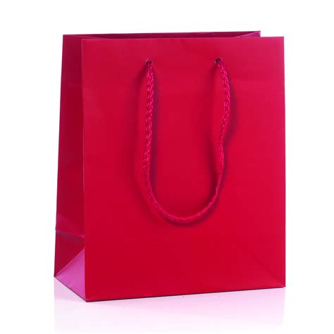 Pnp Papírová Taška červená Matná Xxl Delikatesocz