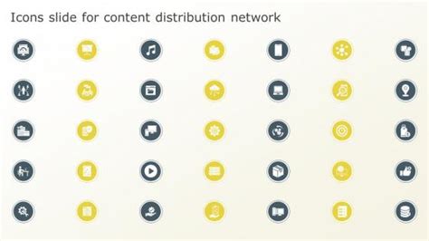 Icons Slide For Content Distribution Network Ppt Powerpoint