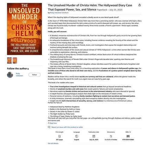 Who Killed Christa Helm Added Who Killed Christa Helm