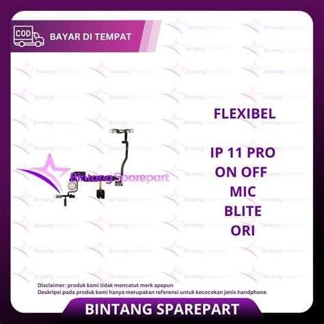 Jual Flexibel Ip 11 Pro On Off Mic Blite Ori Shopee Indonesia