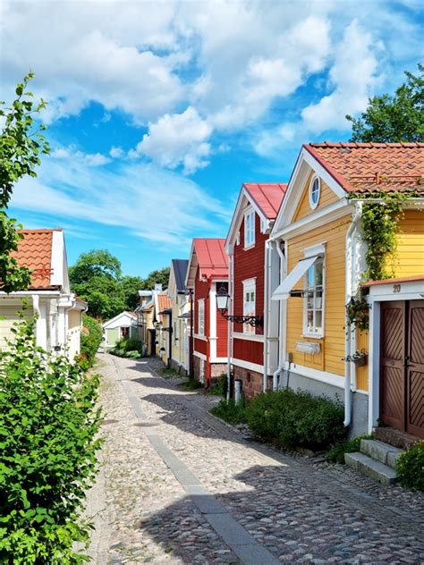 Beautiful Old Houses In Sweden Affiches Et Impressions Par Anders