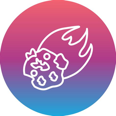 Meteorite Vector Icon 17450062 Vector Art At Vecteezy