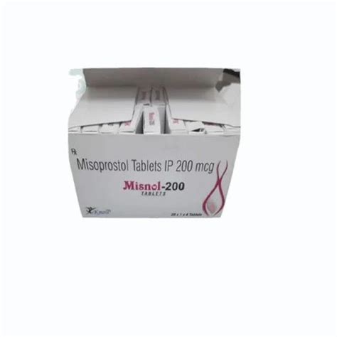 Misoprostal 200 Mg Packaging Size 14 Tablets Kit At ₹ 50stripe In