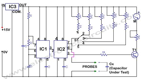 Capacitance Meter Electronic Circuits