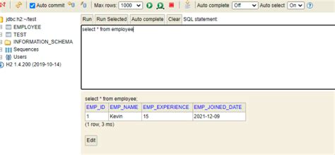 Basic Spring Boot Crud Operationsmaven H2 Hibernate With An