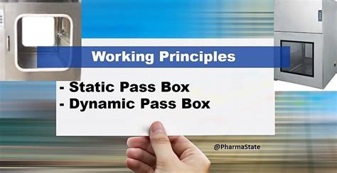 Working Principles For Dynamic And Static Pass Boxes