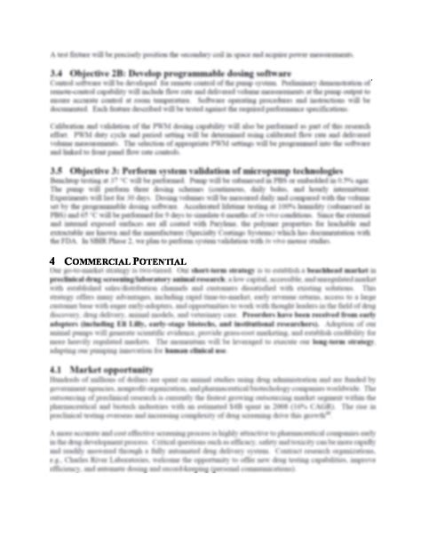 Proposal Example Nsf Sbir Phase 1 Medtech Founder