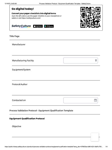 Process Validation Equipment Qualification Pdf